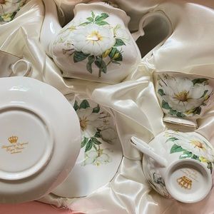 Dining | English Floral China Tea Set Designed By Englands Royal ...